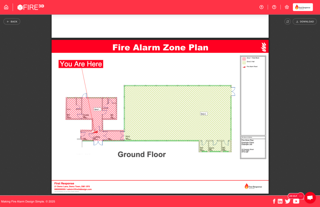 Fire Alarm Zone Plan Software | Design In House In Minutes