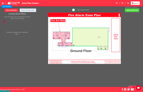 Fire Alarm Zone Plan Software | Design In House In Minutes